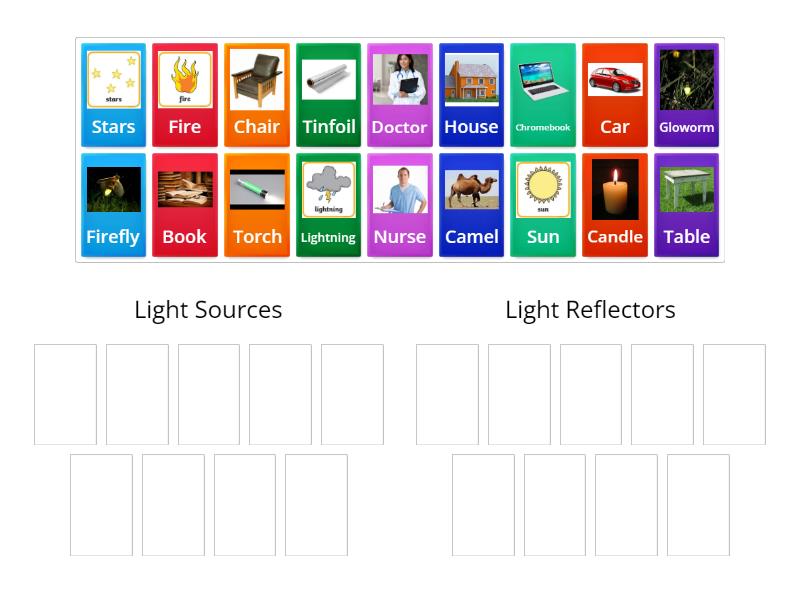 Y3 Light source or light reflector? - Group sort