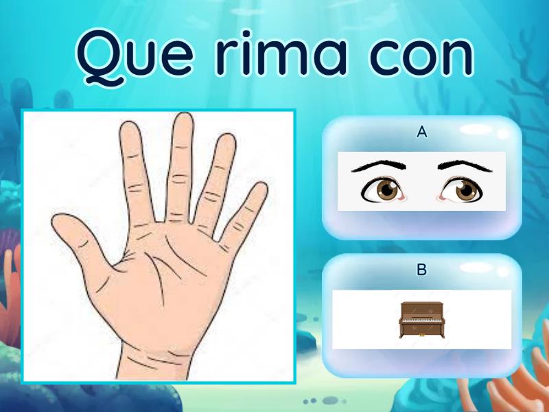 QUE RIMA CON.... - Quiz