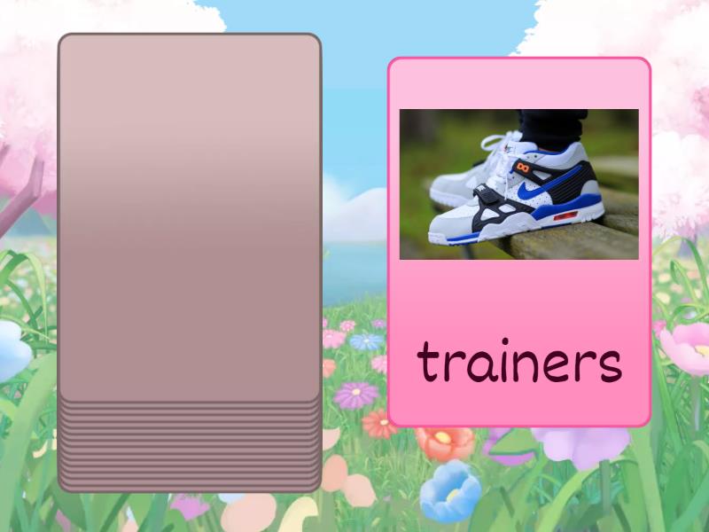 Clothes - Speaking cards