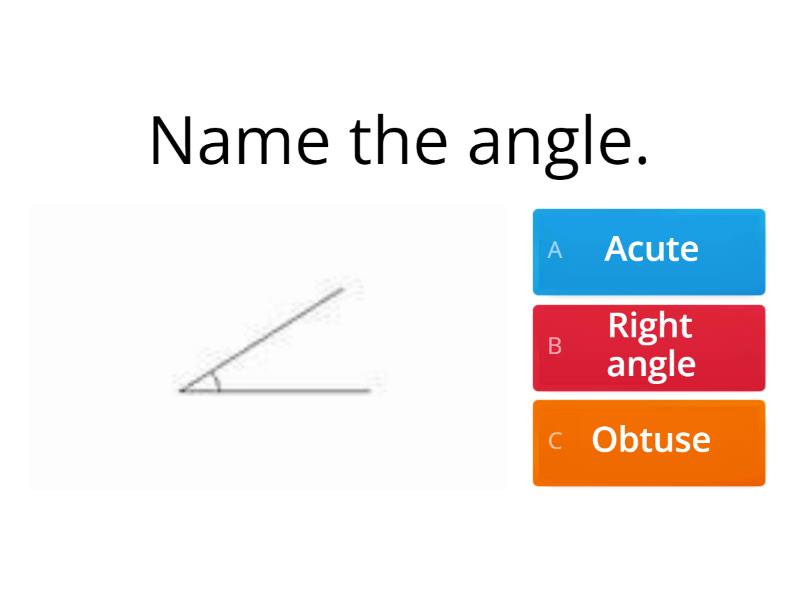Angles - Quiz
