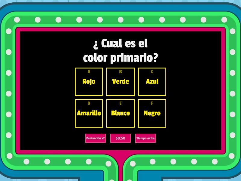 Cuestionario Random - Gameshow quiz