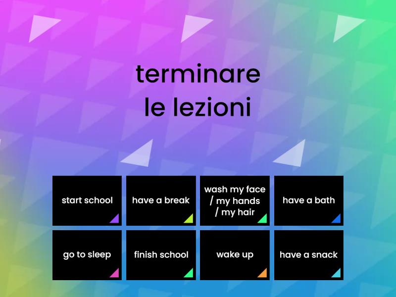 DAILY ROUTINES - PART 2 - Find the match