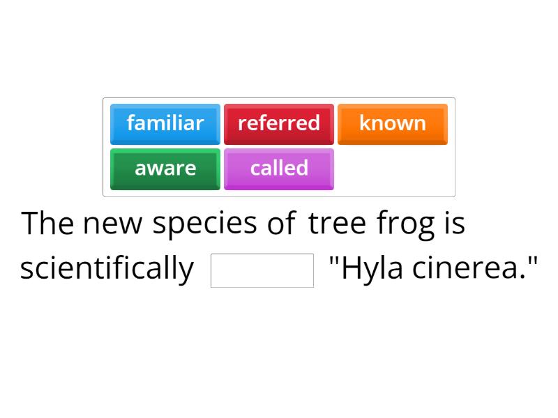 Lexis - Complete the sentence
