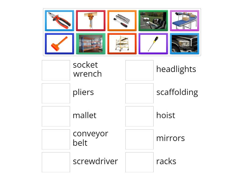 Scania factory vocabulary - Match up