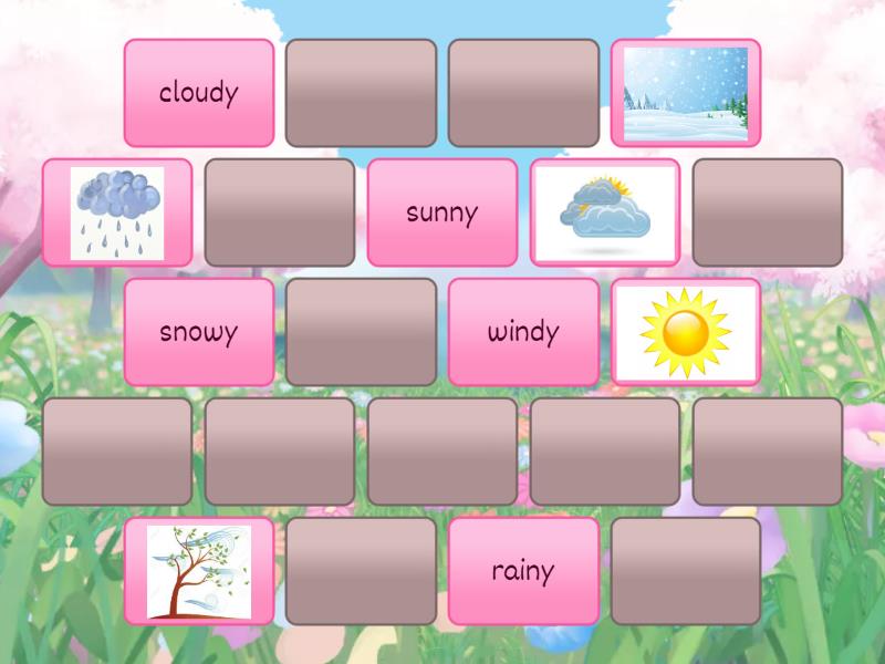 Weather - Memory - Matching pairs