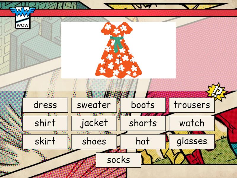 Clothes Starters - Find the match