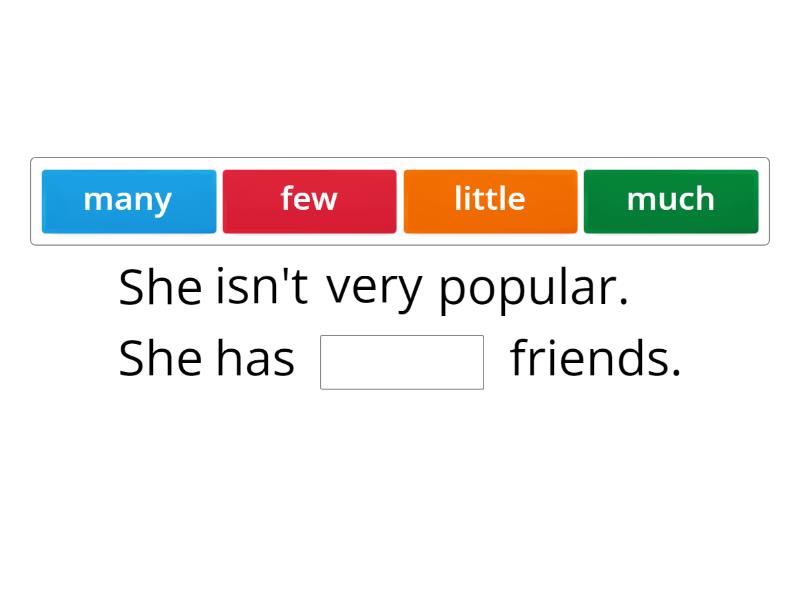 Quantifiers 1 - Missing word