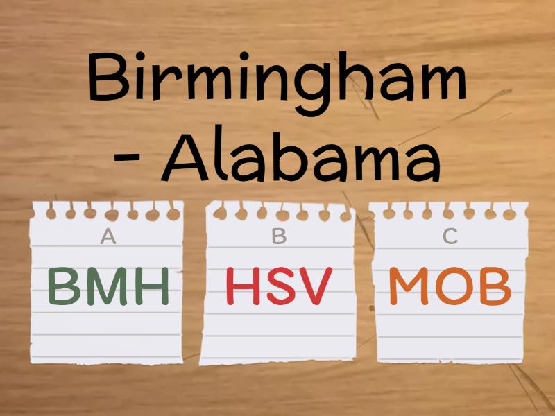 Domestic City Codes Practice 1 - Quiz