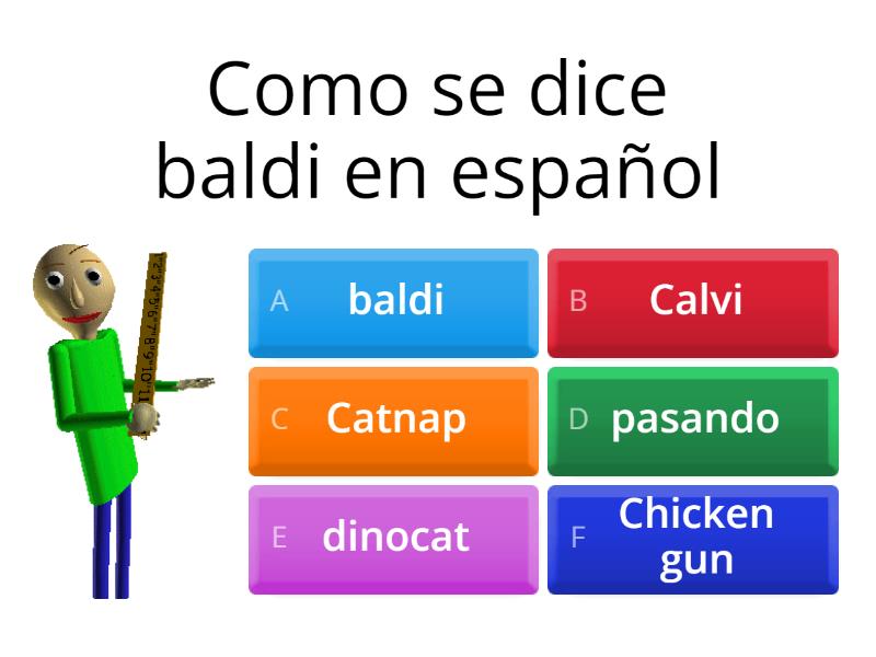 Baldi en español - Quiz