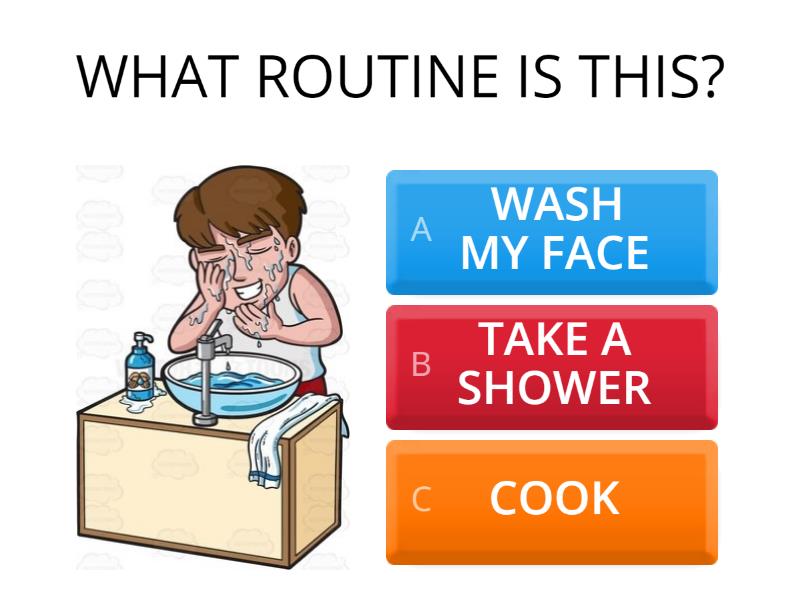 DAILY ROUTINE - Quiz