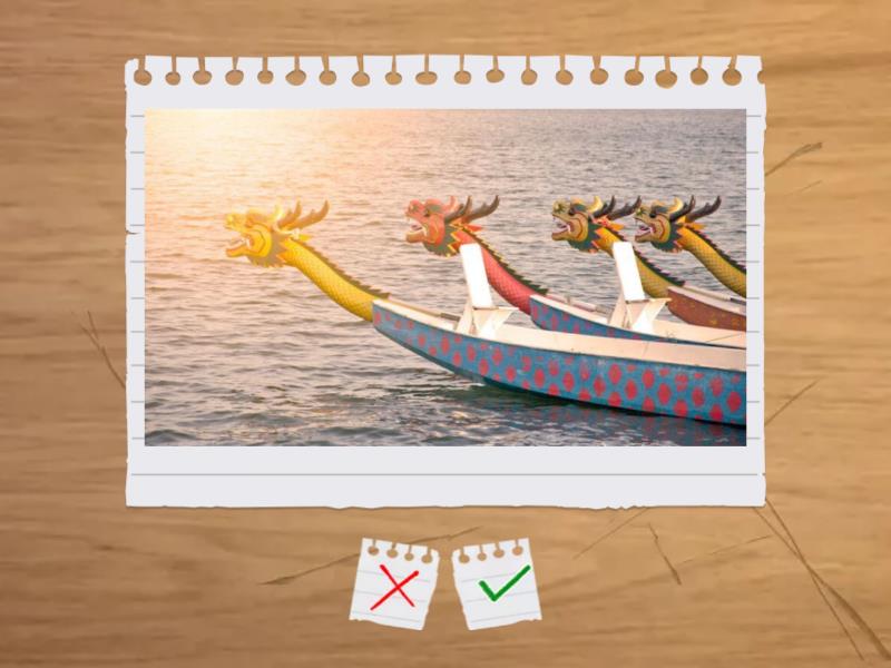 Dragon Boat Festival - Flash cards