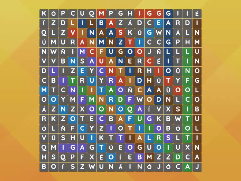 Inmunología - Sopa de letras