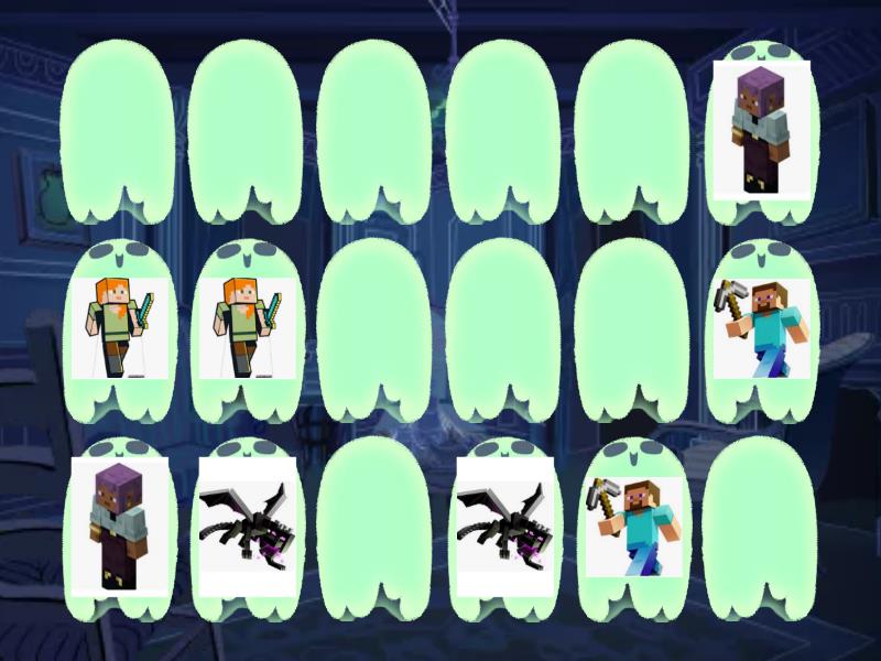 Minecraft Memory - Matching pairs
