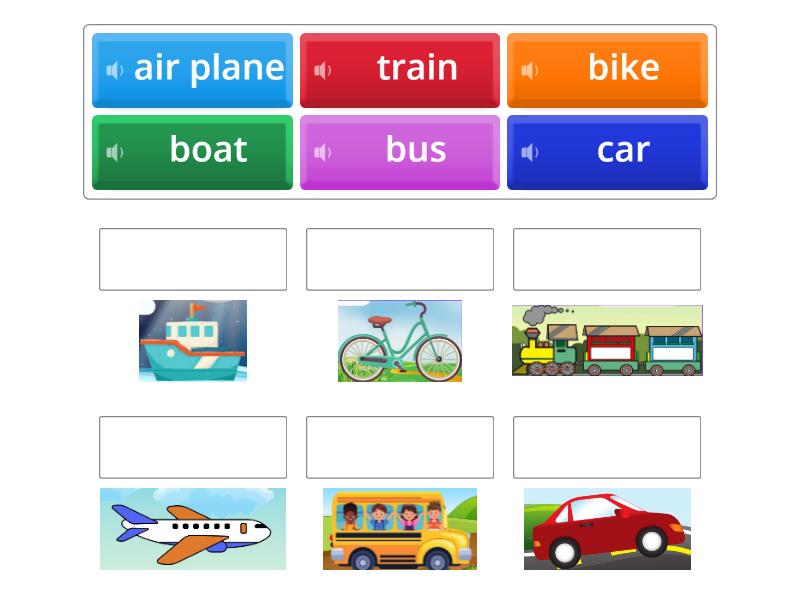 TRANSPORTATION. - Match up