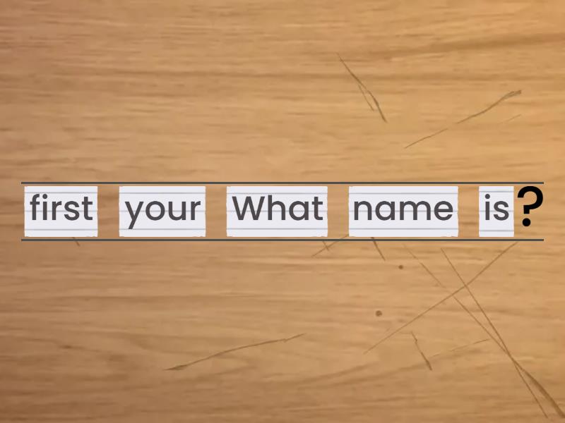 Organize the questions and answer them: - Unjumble