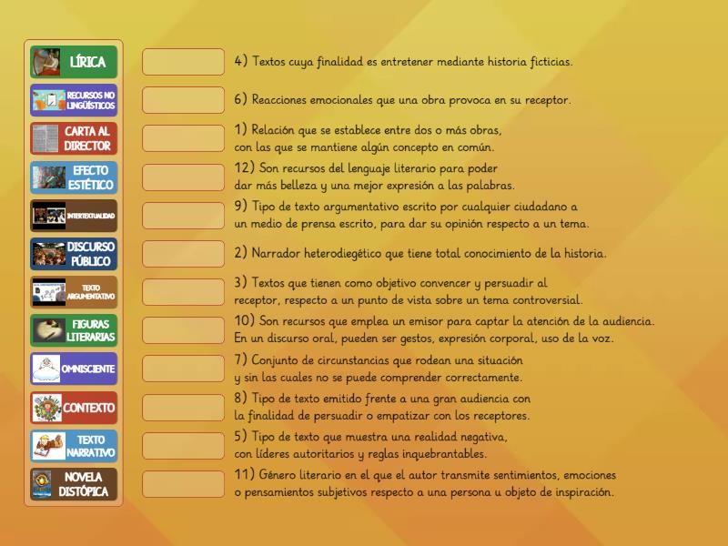 REPASO CONCEPTOS 3A y 3C - Match up