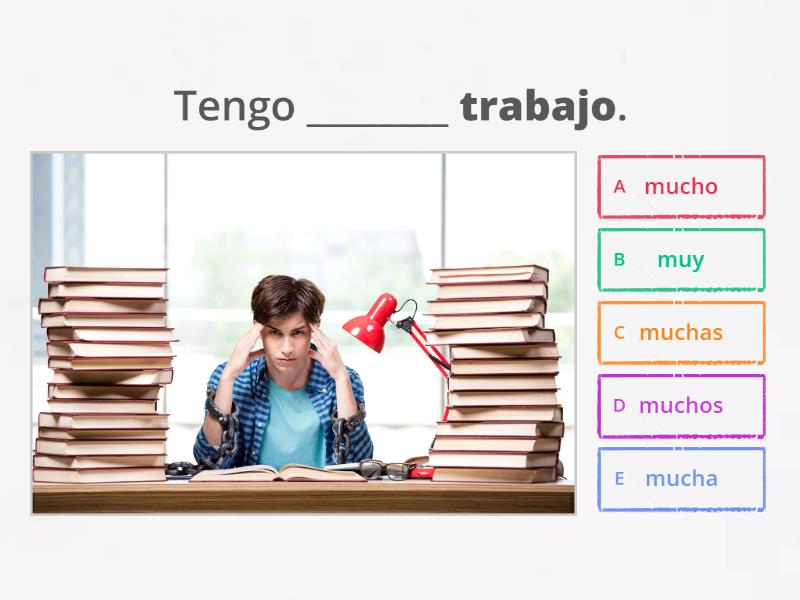 A1: muy/mucho/mucha/muchos/muchas - Quiz