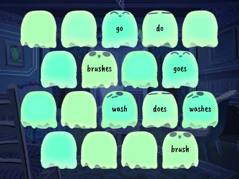 First / Second / Third Person Verbs - Matching pairs