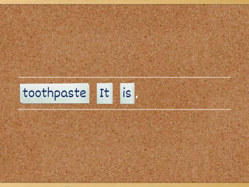 Writing Practice | Form D Post Task - Unjumble