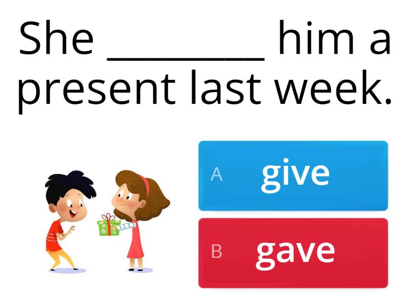 Review simple past tense - Quiz