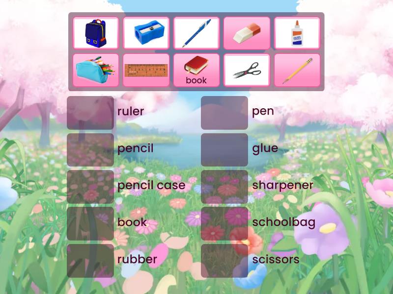 School Things - Match up