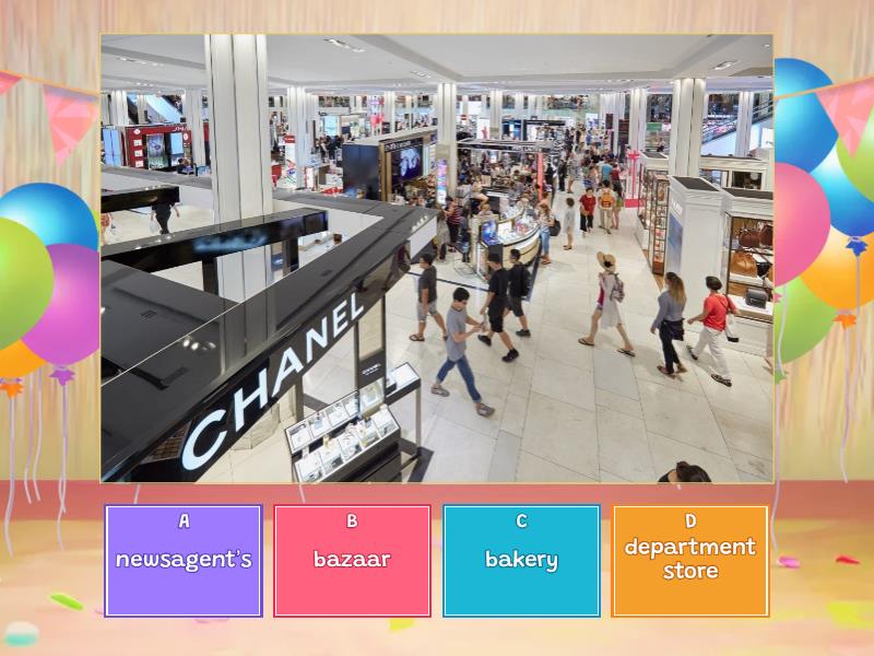 Shops (8 Year, October) - Quiz