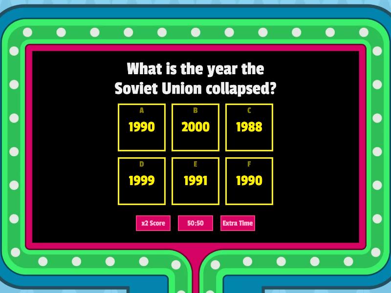 Cold War Quiz - Concurso de preguntas