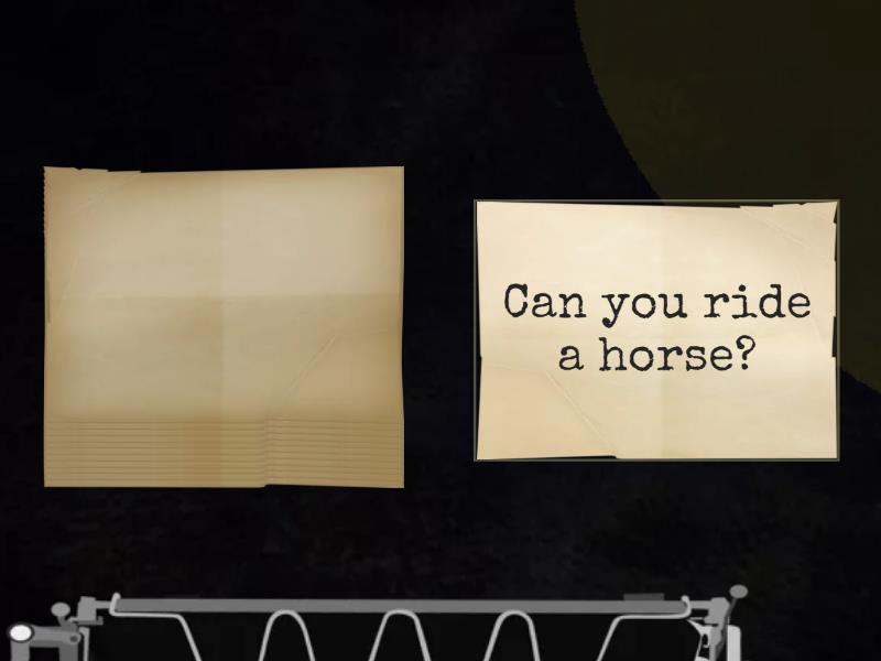 Can - Questions - Speaking cards