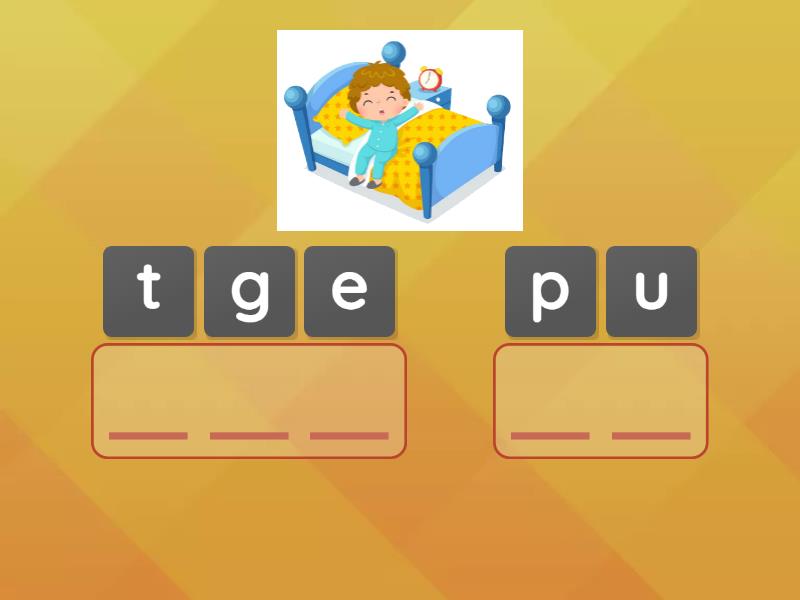 2B Unit 4 vocab - Anagram