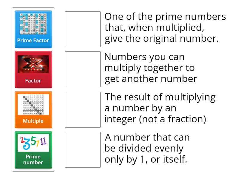factors - Match up