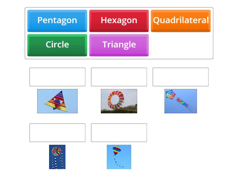 2D kite shapes - Une las parejas