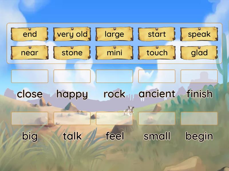 Synonyms 2 - Match up