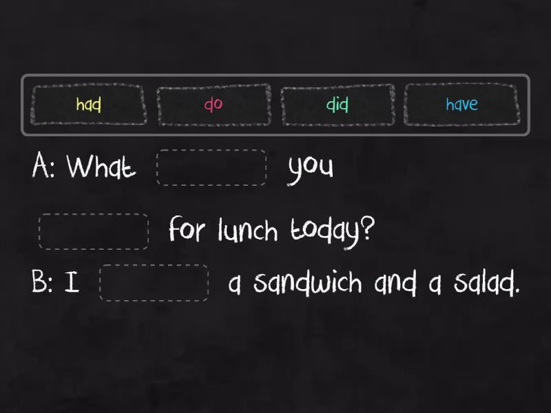 10B Grammar 2c - Missing word