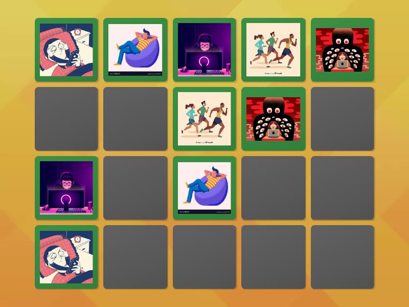 Memory of Digital Addiction and FoMO - Matching pairs
