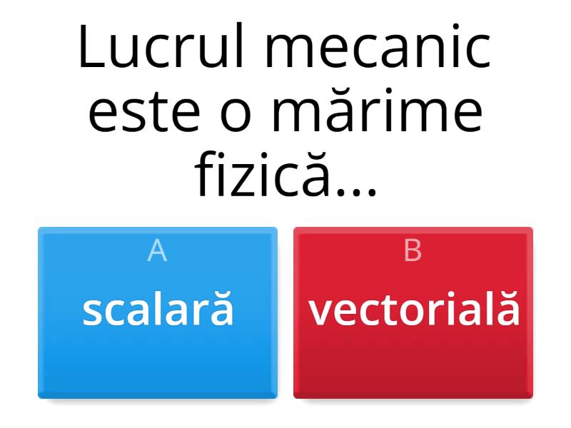 LUCRUL MECANIC - Cuestionario