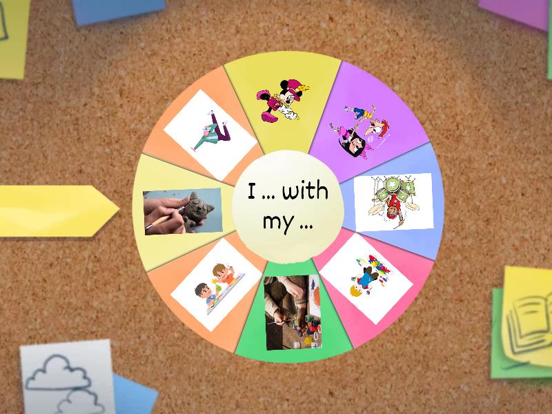 Kid's Box Starter Unit 6.5 Make art - Spin the wheel