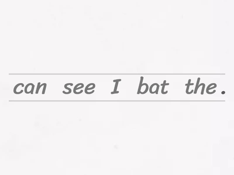 letter b sentences - Unjumble