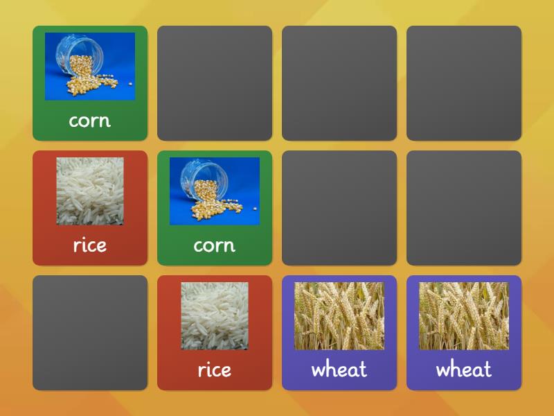 grain - Matching pairs