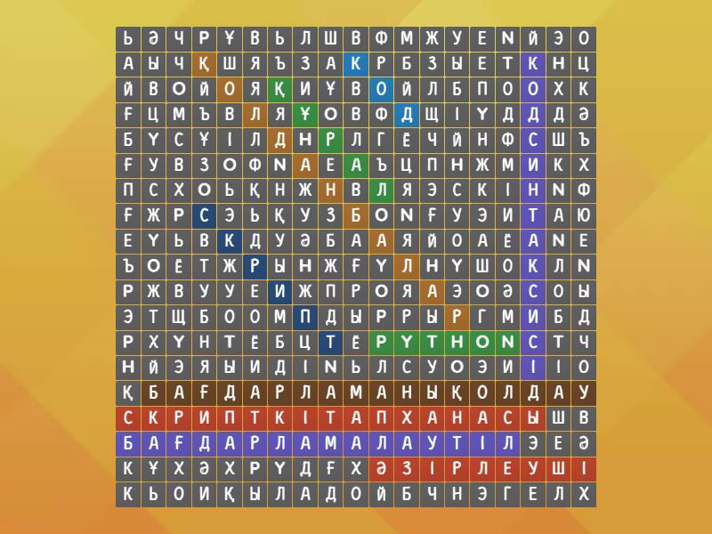 Python Wordsearch 