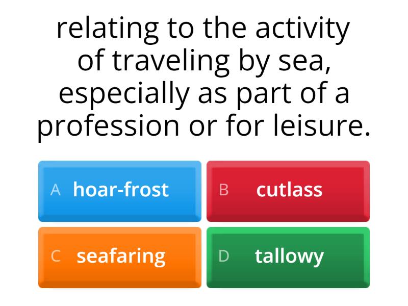 Treasure Island - Extract - - Quiz