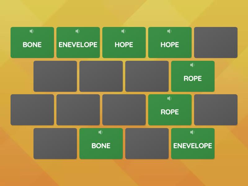 PHONICS 4 - Matching pairs