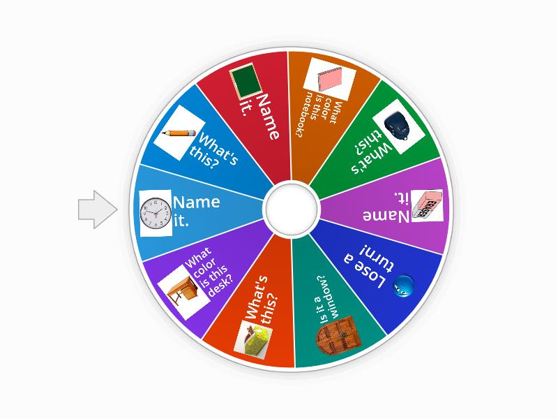 Quizz game Unit 1 - Spin the wheel
