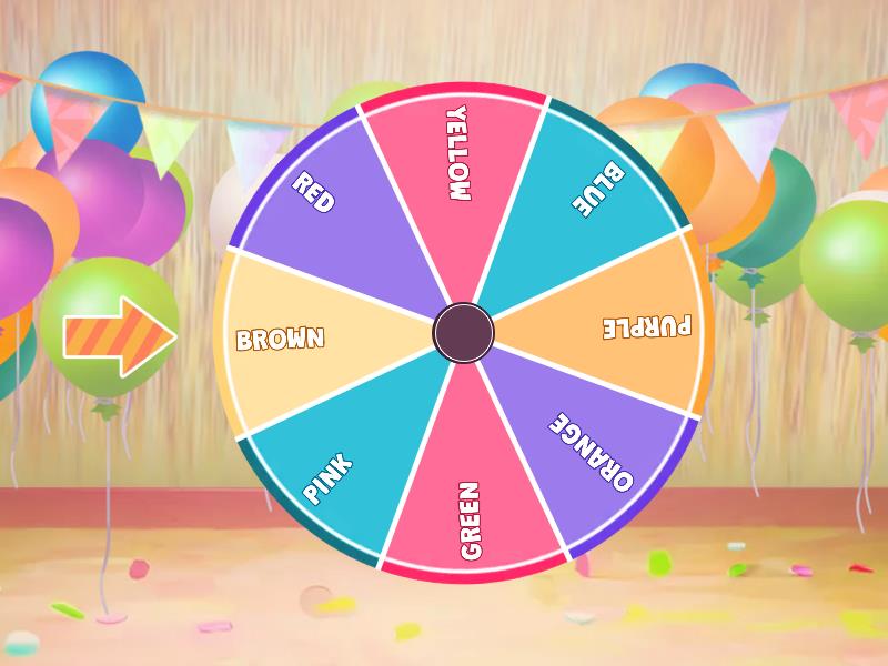 DITADO DIVERTIDO - COLORS - Roleta aleatória