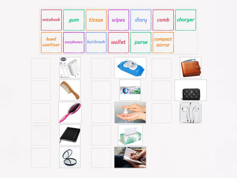 everyday things - Match up