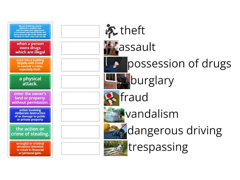 Crime and punishment - Match up