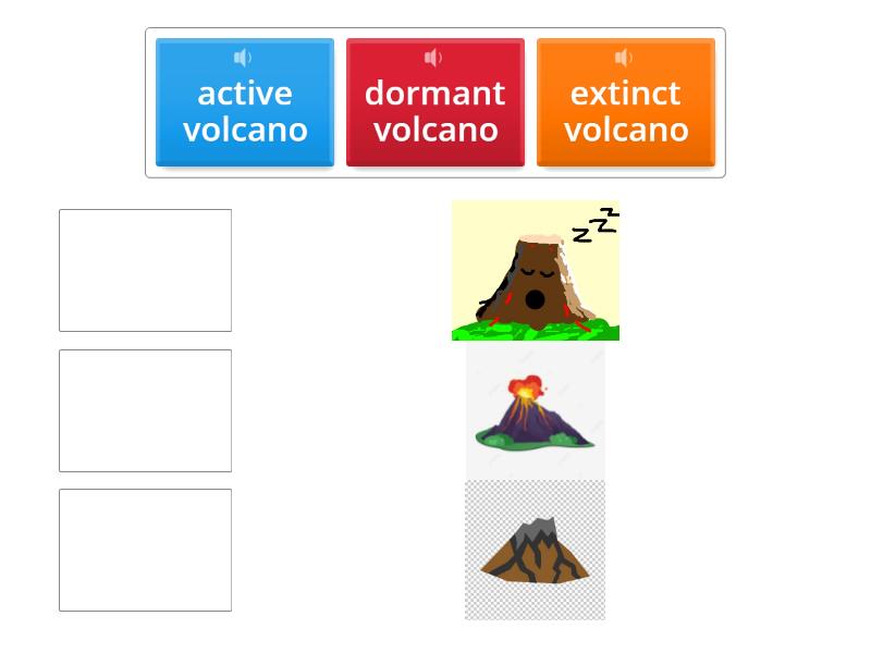 Match the volcanoes - Match up