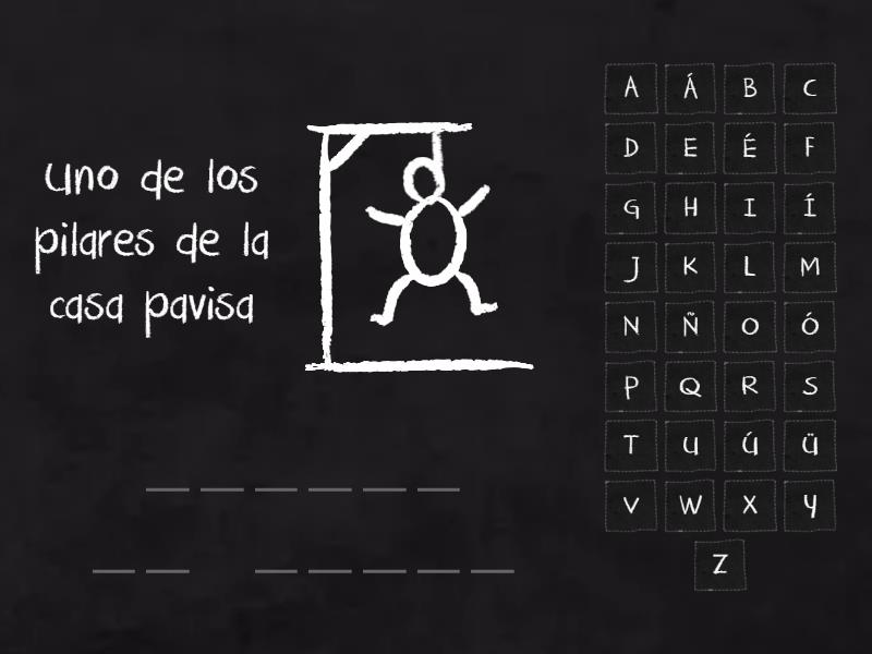 Cultura PAVISA - Hangman