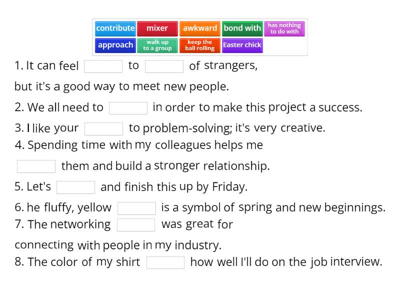 s - Complete the sentence