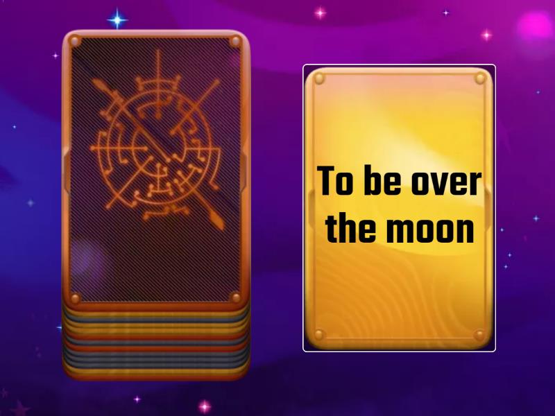 Space idioms - Speaking cards