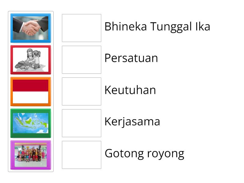 MEMASANGKAN GAMBAR DENGAN KATA - Match up